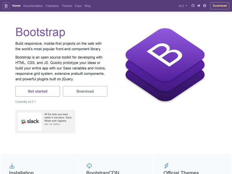 GetBootstrap.com – .com Directory